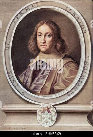 Pierre de Fermat (1601-1665). La caricatura di un matematico francese e ...