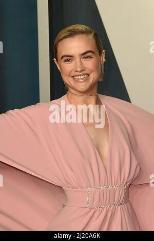Maddie Hasson partecipa al Vanity Fair Oscar Party del 2022 al Walis ...