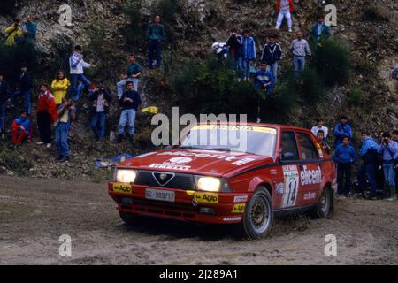 Giacomo Bossini (ITA) Ugo Pasotti (ITA) Lancia Rally 037 GRB Brixia ...