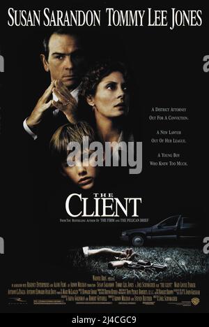 Tommy Lee Jones, Susan Sarandon & Brad Renfro Poster Film: The Client ...