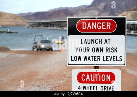 10 maggio 2022 - Lake Mead National Recreation Area, Nevada, Stati ...