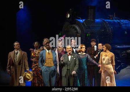 l-r: Timothy Watson (Samuel Ratchett), Taz Munyaneza (Mary Debenham ...
