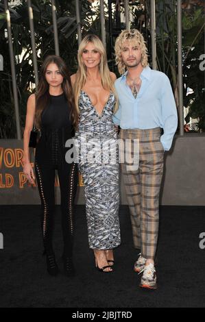 Leni Klum, Heidi Klum e Bill Kaulitz arrivano alla prima mondiale del ...