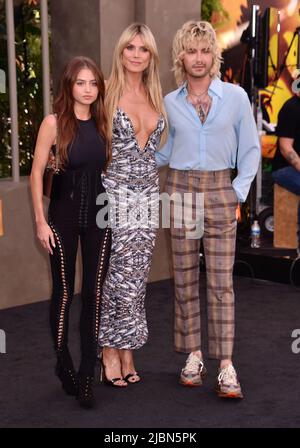 Leni Klum, Heidi Klum e Bill Kaulitz arrivano alla prima mondiale del ...