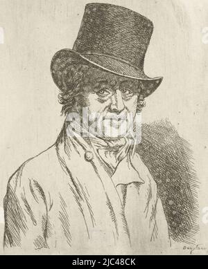 Ritratto del pittore Wouterus de Nooy, a destra con cappello., Ritratto ...