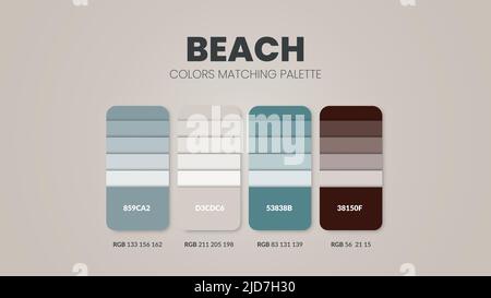 Tavolozza dei colori nelle collezioni di temi colore Soft e pale ...