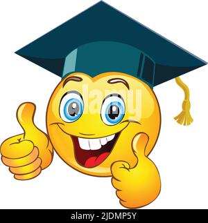 Scuola di formazione College Graduate Emoji Emoticon Immagine e ...