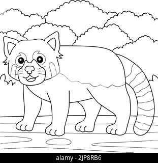 Libro da colorare o pagina da colorare per bambini. Clipart di ...