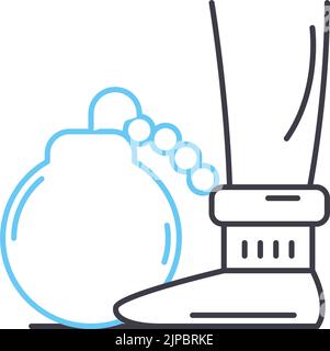 Etica aziendale icona lineare. L'onestà. Linea sottile illustrazione ...