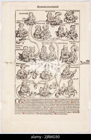 Pagina dalla Cronaca di Norimberga di Schedel, foglio 45r, pagina dalla ...