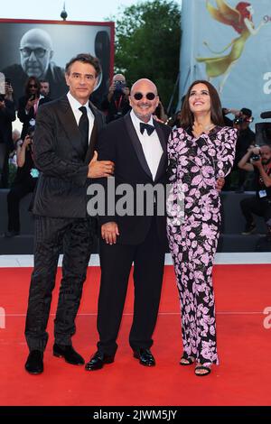 VENEZIA, ITALIA - SETTEMBRE 04: (L-R) Penelope Nieto conti, Patrizio ...