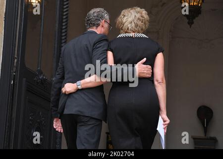 Parigi, Francia, 09/09/2022, l'ambasciatrice britannique en France ...