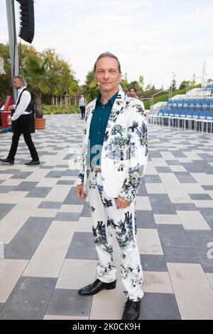Frank Zimmermann bei der Fotoprobe zum Theaterstück 'Jedermann' auf der ...