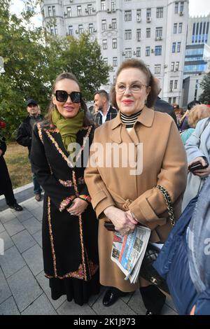 Mosca. La figlia di Joseph Kobzon Natalya Rappoport-Kobzon (a sinistra ...