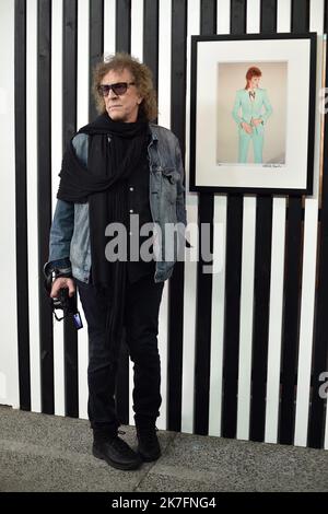 ©REMY GABALDA/MAXPPP - le photographe britannique Mick Rock, connu pour ...