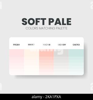 Tavolozza dei colori nelle collezioni di temi colore Soft e pale ...