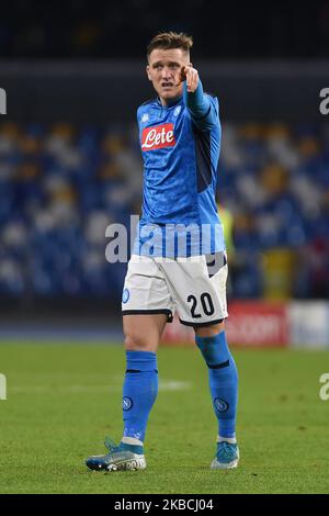 Piotr Zielinski durante la partita di UEFA Champions League 2023/24 tra ...