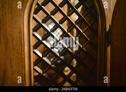 A view of the monastery complex of the Sisters of Our Lady of Mercy in Krakow, seen on the eve ...