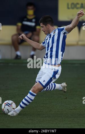 Igor Zubeldia della Real Sociedad è passato durante la finale della ...