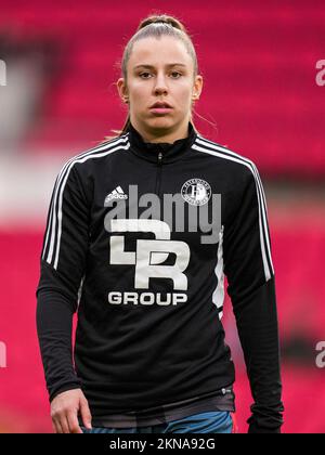 Eindhoven - Sophie Cobussen di Feyenoord V1, Kim Hendriks di Feyenoord ...