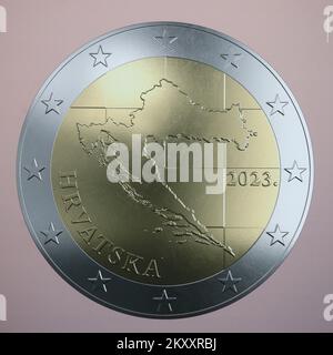 L'immagine mostra l'euro e la moneta da cent. Il Governatore della ...