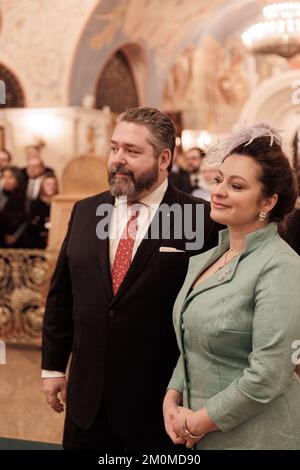 Mosca, Russia, 06/12/2022, Granduca Giorgio Mikhailovich di Russia ...