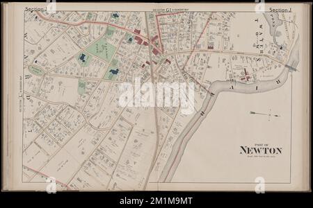 Atlante della città di Newton, Massachusetts. Sezione A , Proprietà ...