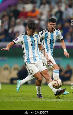 DOHA, QATAR - 13 DICEMBRE: Il giocatore dell'Argentina Rodrigo De Paul ...