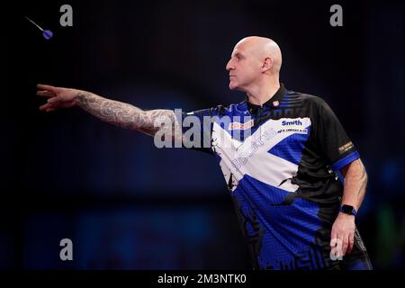 Alan Soutar scozzese in azione contro il Mal Cuming australiano durante ...