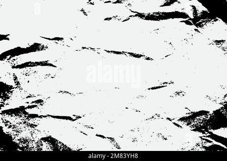 Nero carta bianca vecchia rovinata ruvida grunge graffiata strappata ...