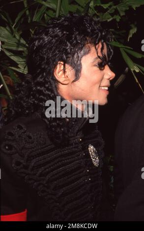 Michael Jackson alla cerimonia di premiazione tenuta dalla CBS Records ...