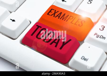 Esempi di didascalie concettuali, Word scritto sulla foto esempio di ...