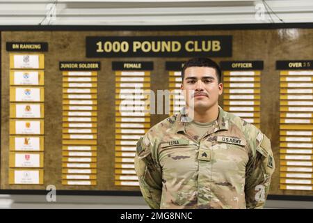 David Luna con Charlie Company, 1st Battaglione 41st pose da reggimento ...