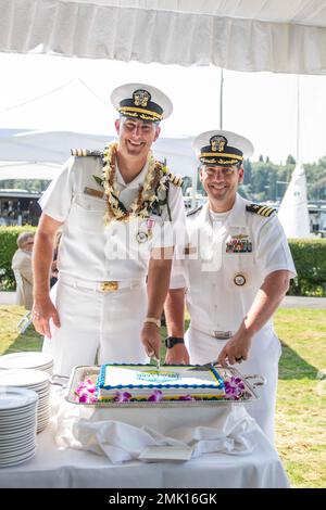 SEATTLE - il comandante John Hiltz, comandante del Navy Talent ...
