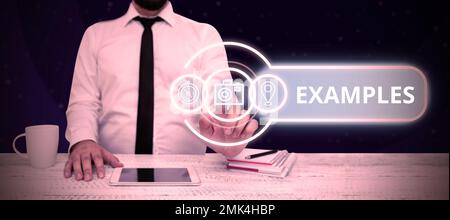 Esempi di didascalie concettuali, foto di panoramica aziendale esempio ...