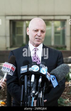 In una conferenza stampa l'avvocato di TJ Jackson, Charles Schultz, ha ...