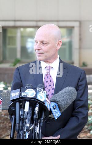 In una conferenza stampa l'avvocato di TJ Jackson, Charles Schultz, ha ...