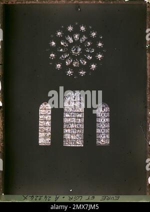 Chartres, Francia le tre baie del portale occidentale della cattedrale ...