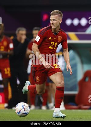 AL KHOR - (l-r) Daniel Olmo di Spagna, Thilo Kehrer di Germania durante ...