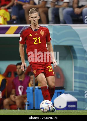 AL KHOR - (l-r) Daniel Olmo di Spagna, Thilo Kehrer di Germania durante ...