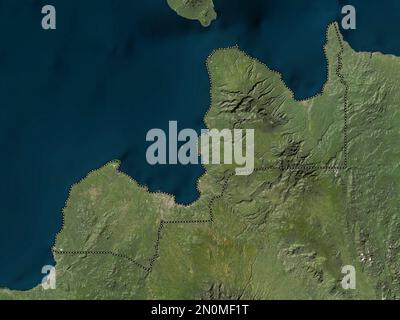 Misamis Oriental, provincia delle Filippine. Mappa satellitare a bassa ...