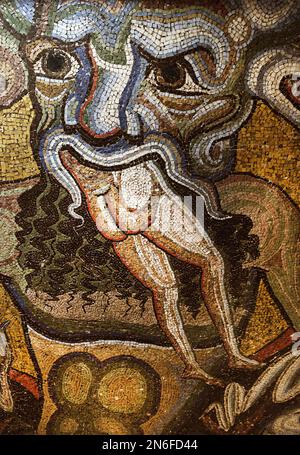 Testa di Satana, dettaglio della sezione "Inferno con Satana" uno i ...