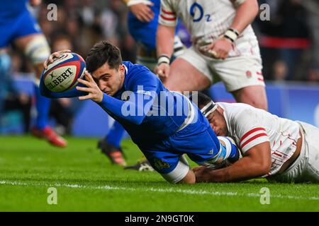 Alessandro Fusco d'Italia va alla prova durante la partita 2023 ...