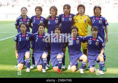 Japan's Homare Sawa, Kozue Ando, Kyoko Yano, Saki Kumagai, Yuki ...