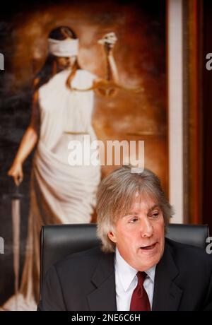 Attorney Geoffrey Fieger is seen during a news conference in Southfield ...