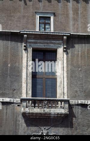 Il Palazzo Venezia a Roma, Italia - balcone dove si parlano Duce Benito ...