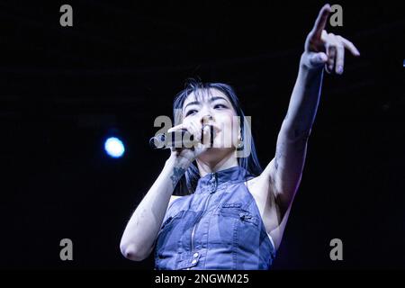 Milano Italia. 18 febbraio 2023. L'attrice e la modella cantante e ...