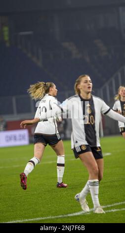 Deutschland, Duisburg, 21/02/2023, Laura Freigang (Deutschland, 10 ...