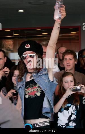 The three surviving members of the '70s punk band The Germs, from left ...
