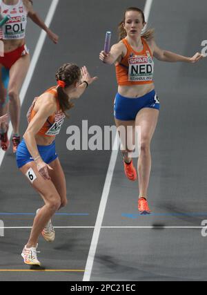PEETERS Cathelijn and BOL Femke OF NETHERLANDS 4 x 400m Relay Women ...